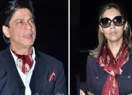 SPOTTED! Gauri Khan in SRK's scarf | Fashion Trends