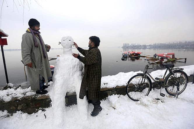An army of snowmen floods Kashmir Valley this winter | India News