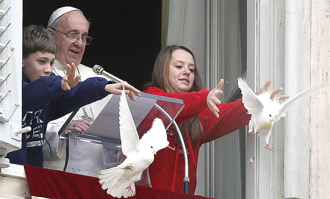 Pope’s doves of peace attacked by seagull, crow | World News