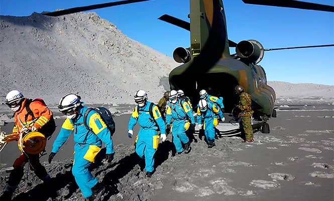 Japan volcano victims crushed between boulders | World News