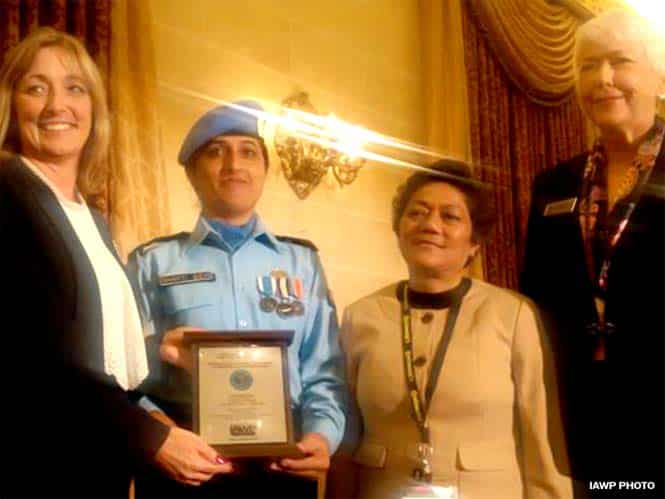 Indian cop wins UN's international female peacekeeper award | India News