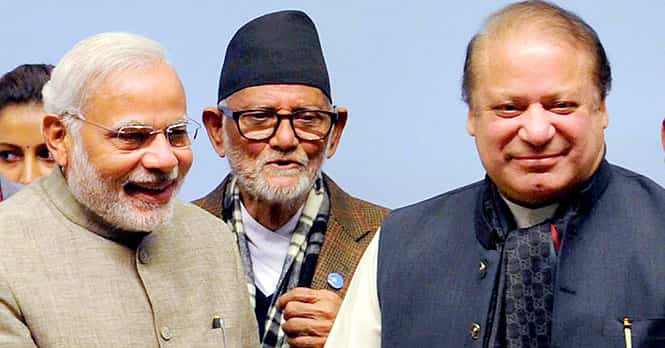 In pics: Modi, Sharif cold shoulders to handshakes at Saarc | Latest ...