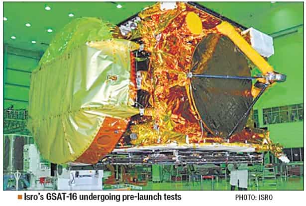 Isro's communication satellite GSAT-16 launched | India News