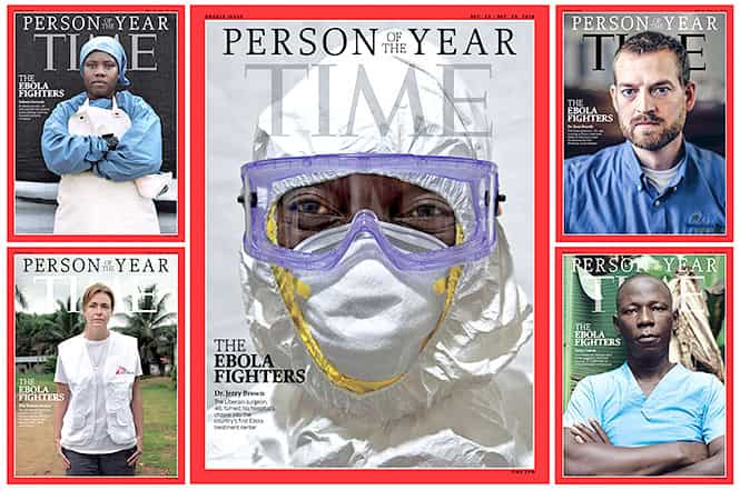 Time magazine names Ebola fighters as 'Person of the Year 2014' | World ...