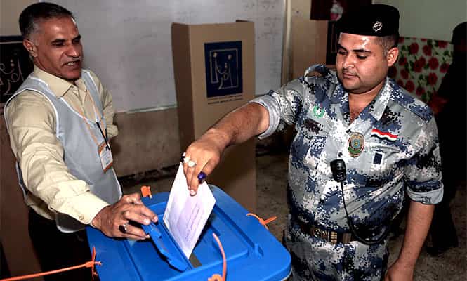 Iraqi forces cast ballots ahead of election | World News