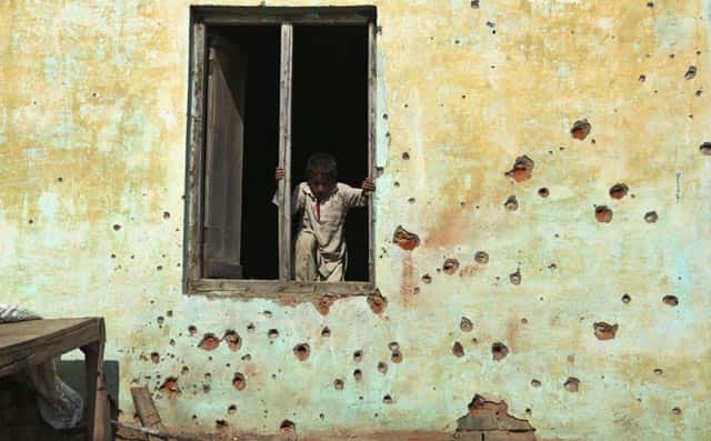 One injured as Pak targets villages, 8 outposts with mortar bombs ...