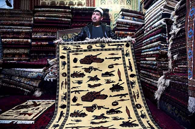 From AK47s to drones, Afghans 'war rugs' reflect bloody decades | World ...