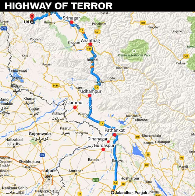 Why Pathankot-Jammu highway is vulnerable to terror attacks | Latest ...