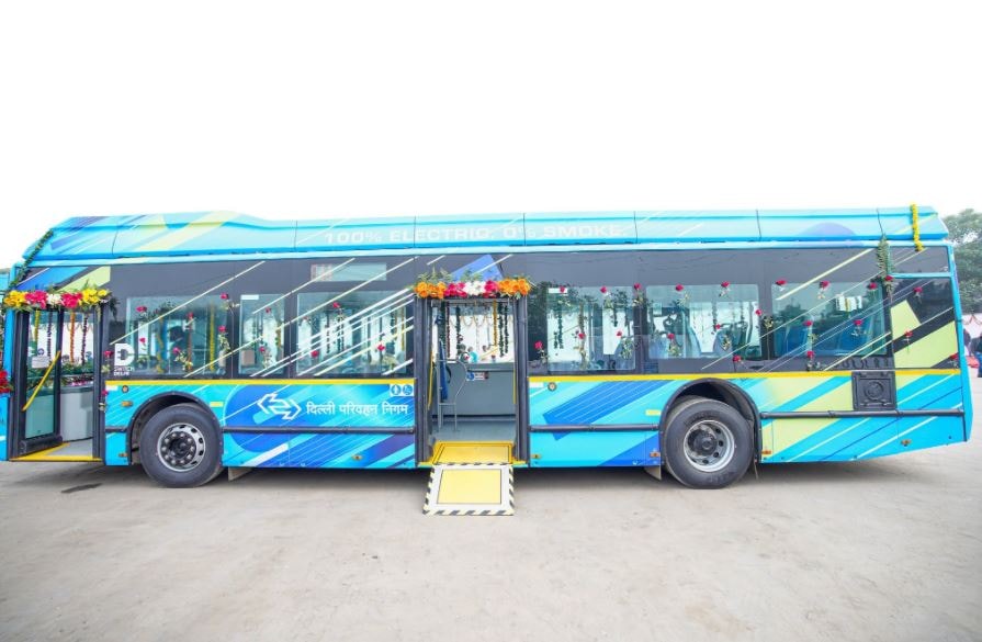 Story in pics: Delhi says hi to its first-ever all-electric DTC bus ...