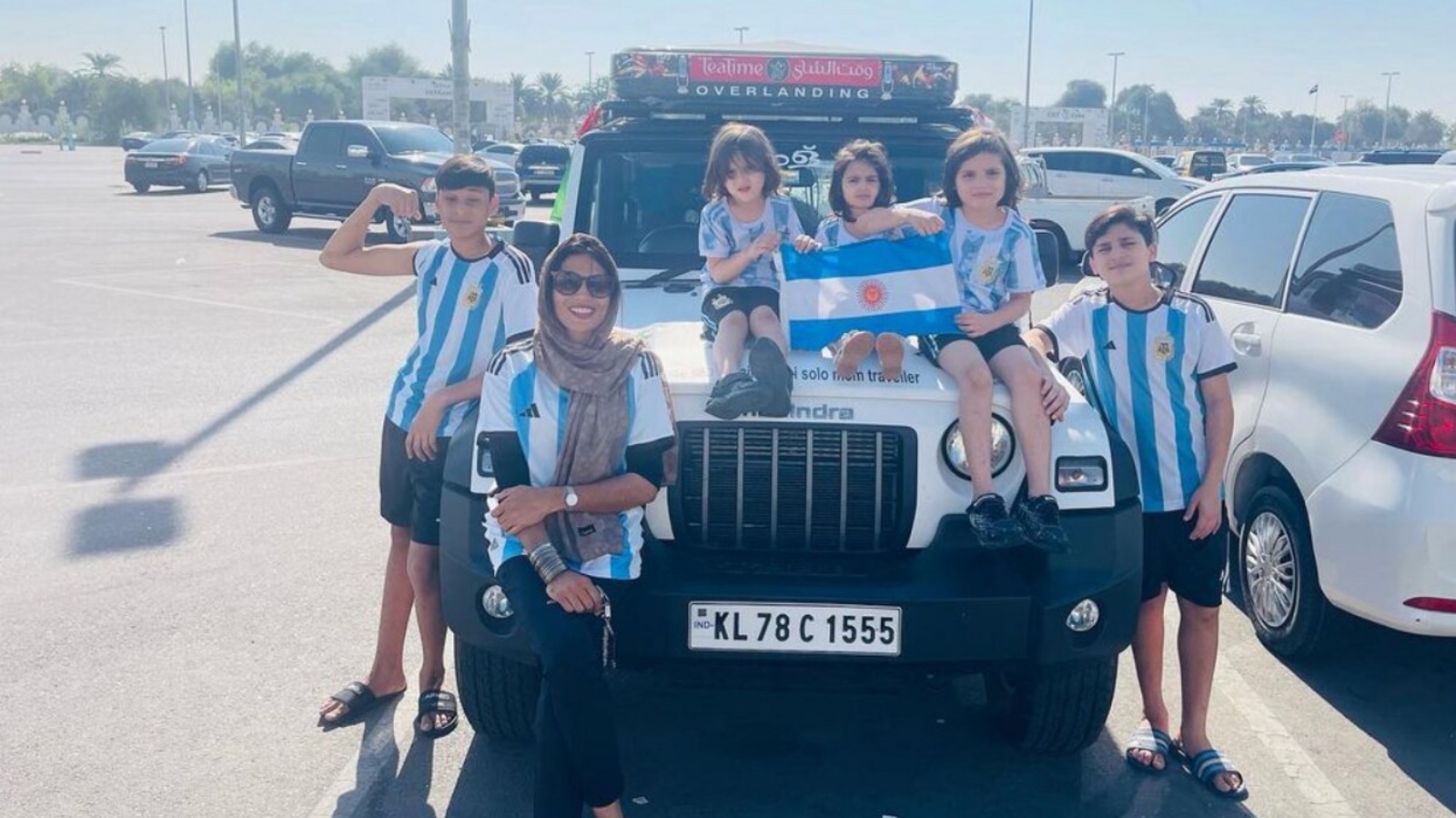 How this woman drove a Mahindra Thar from Kerala to Qatar to watch ...