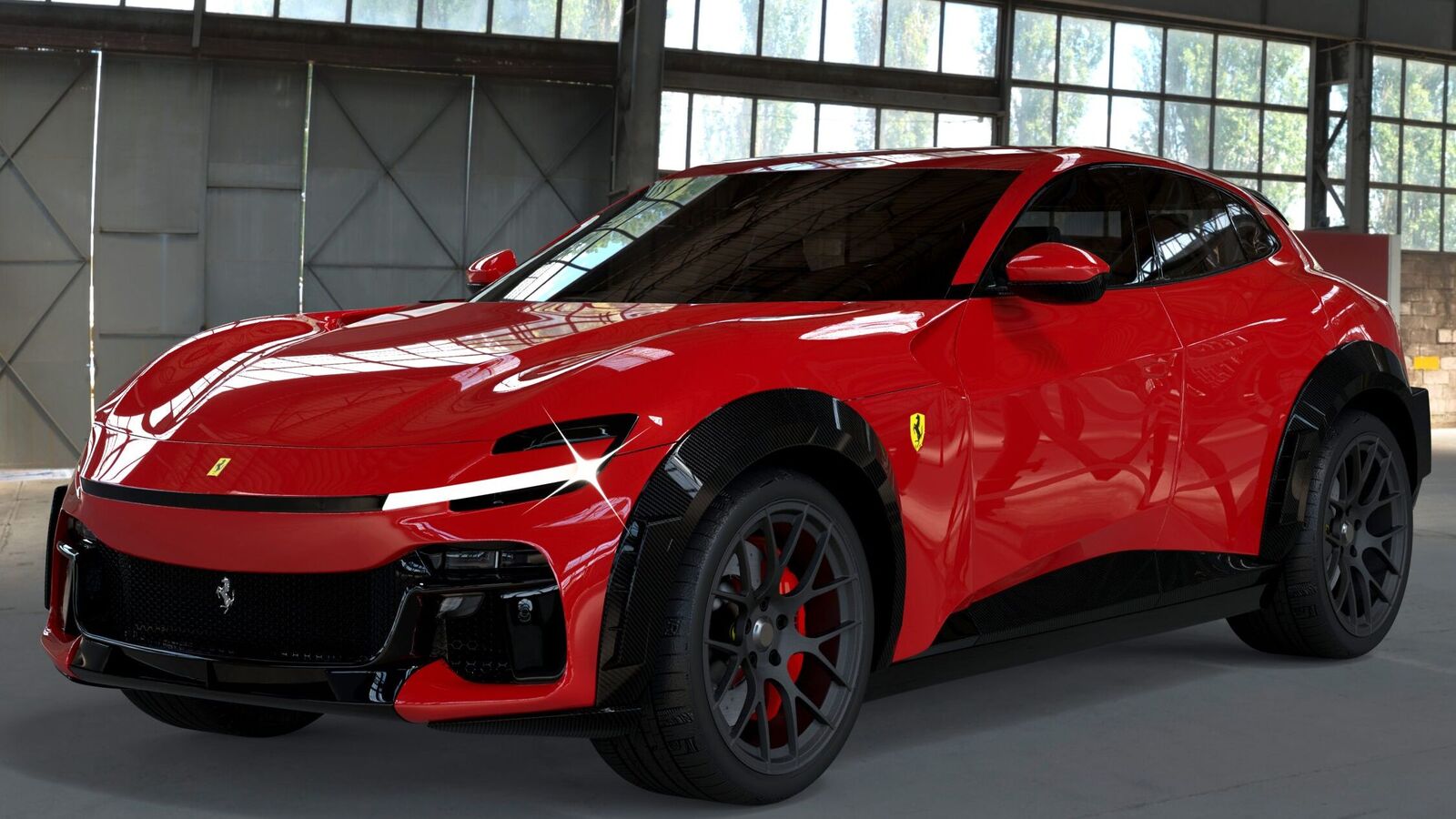 Car Wallpaper Ferrari Monster