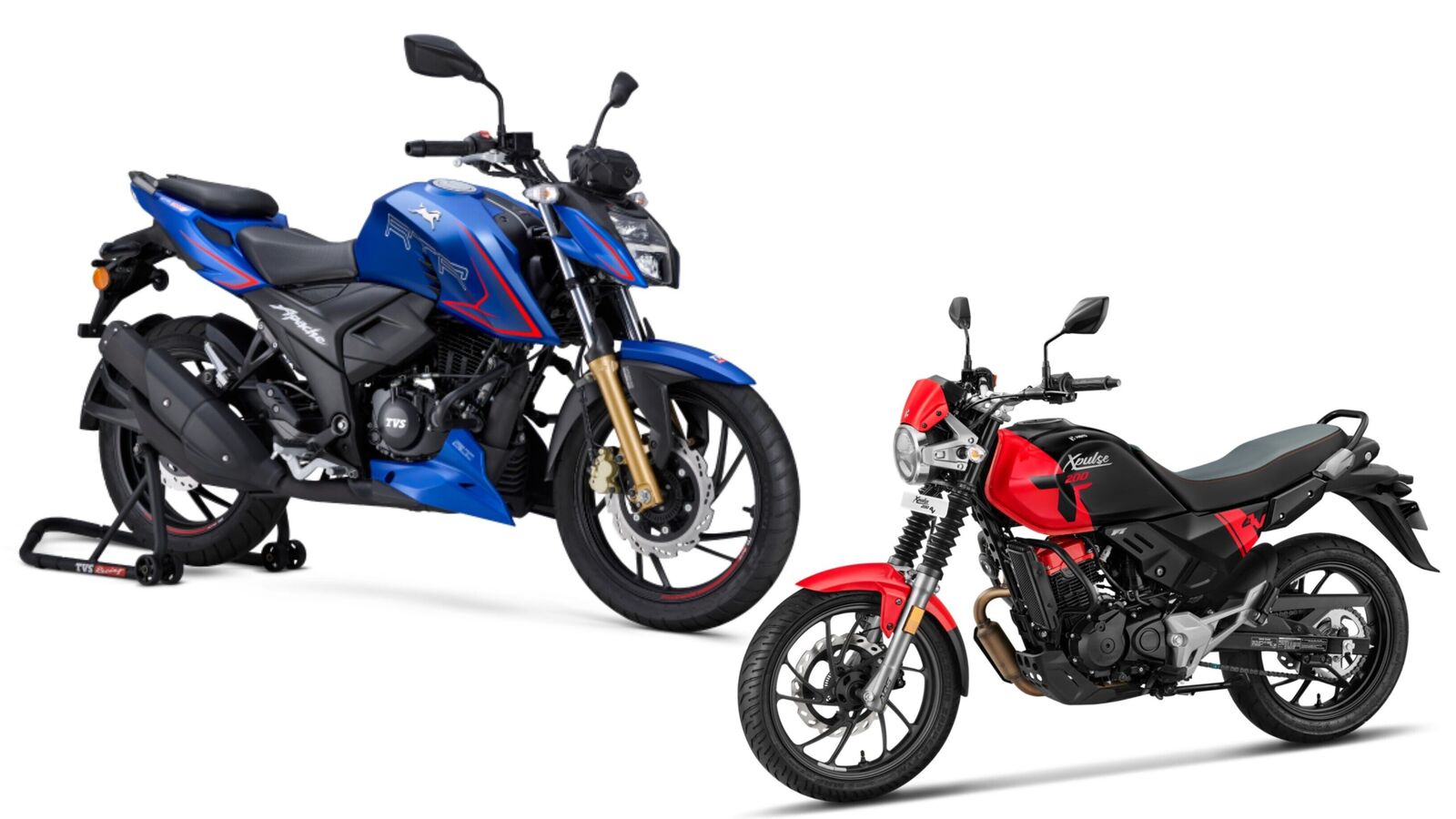 TVS Apache RTR 200 4V Vs Hero XPulse 200T 4V Which Should You Buy TVS Apache RTR 200 4V Vs Hero XPulse 200T 4V Which Should You Buy