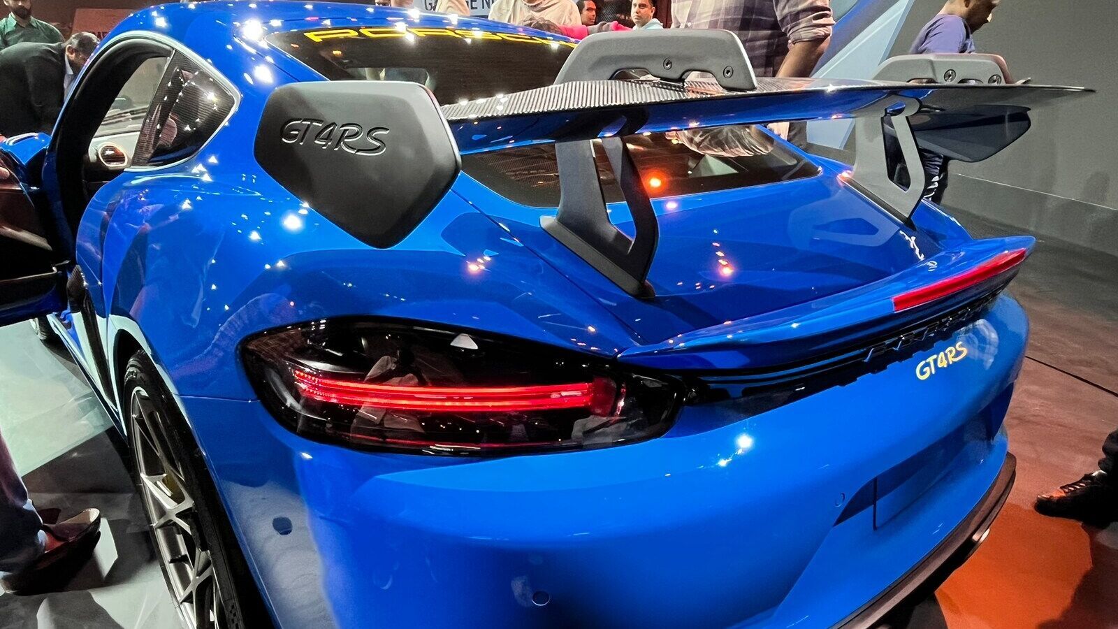 Porsche Cayman 718 GT4 RS showcased in India | HT Auto