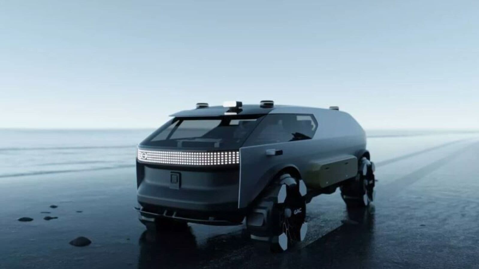 Check out this electric van concept with all-terrain autonomous ...