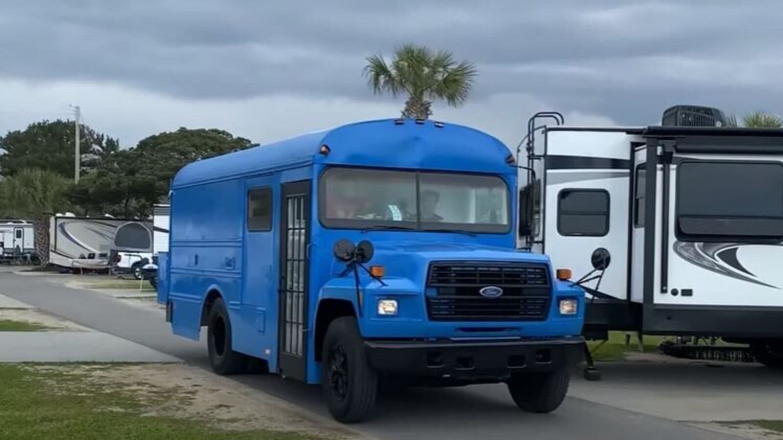 Tiny school bus transforms into DIY luxury recreational vehicle | HT Auto