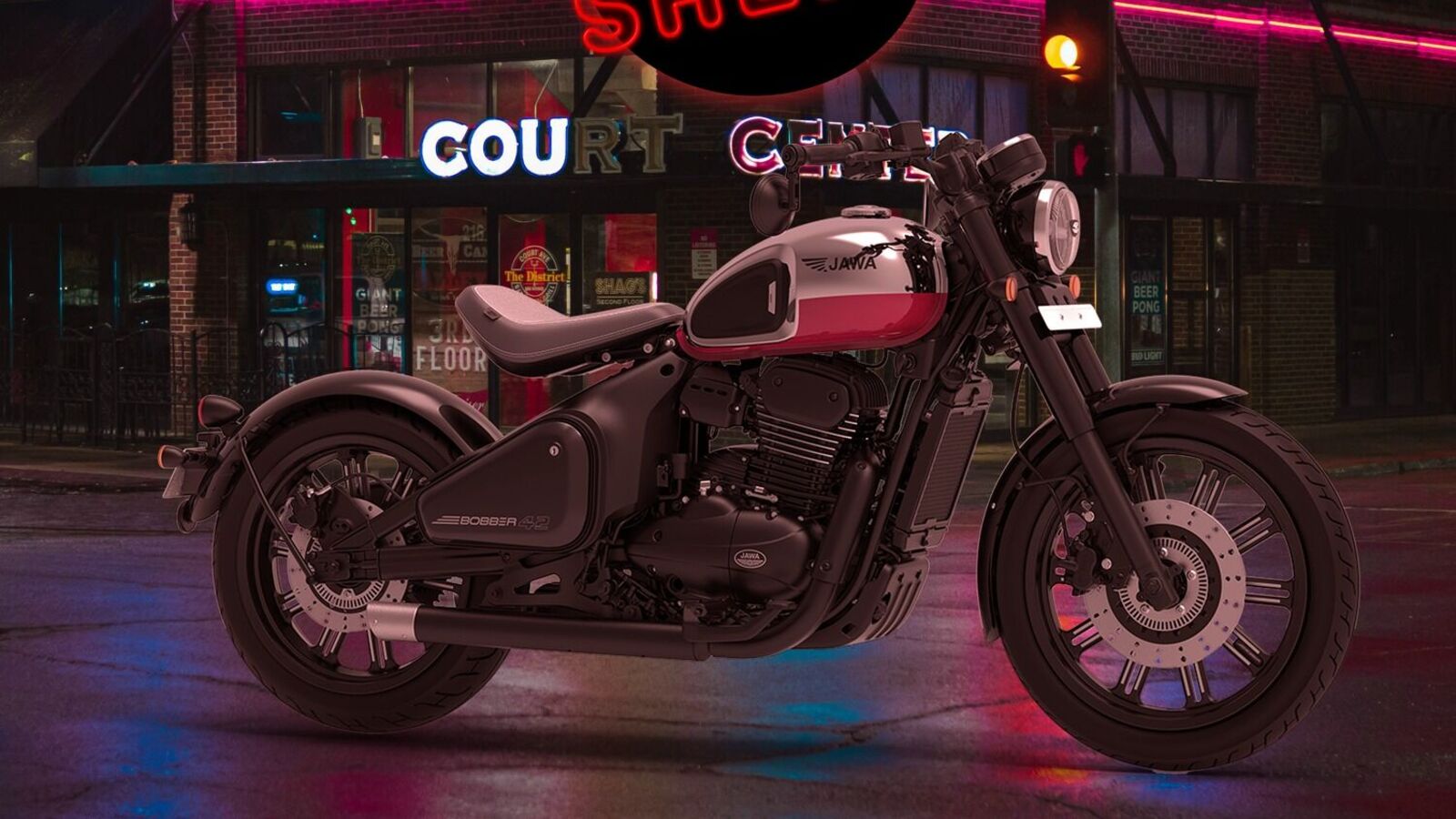 Check out what's new with Jawa 42 Bobber Red Sheen | HT Auto