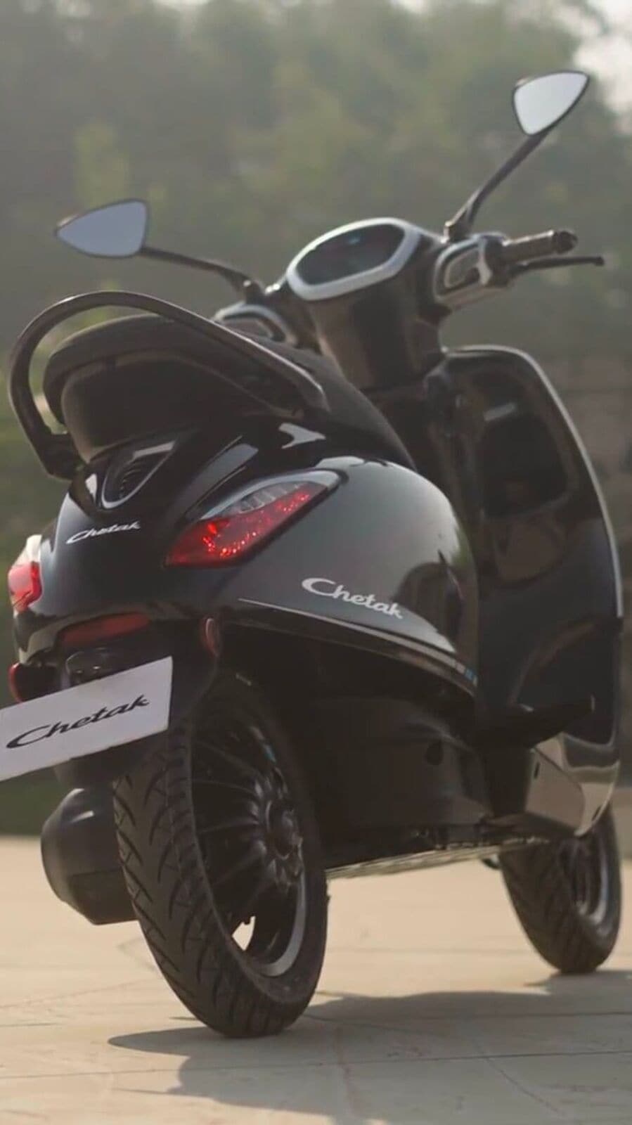 Chetak Scooter Black
