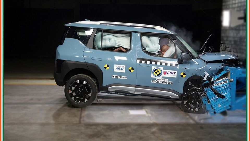 Kia Syros scores 5-star crash test safety rating in Bharat NCAP | HT Auto