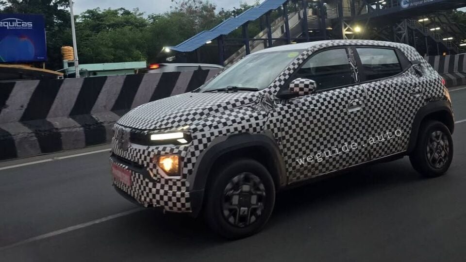 Renault Kwid EV spotted testing in India: Expected range, power ...