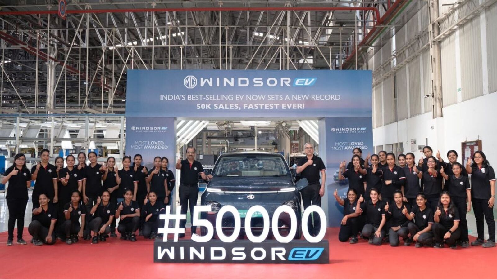 MG Windsor crosses 50,000 sales in 400 days | HT Auto