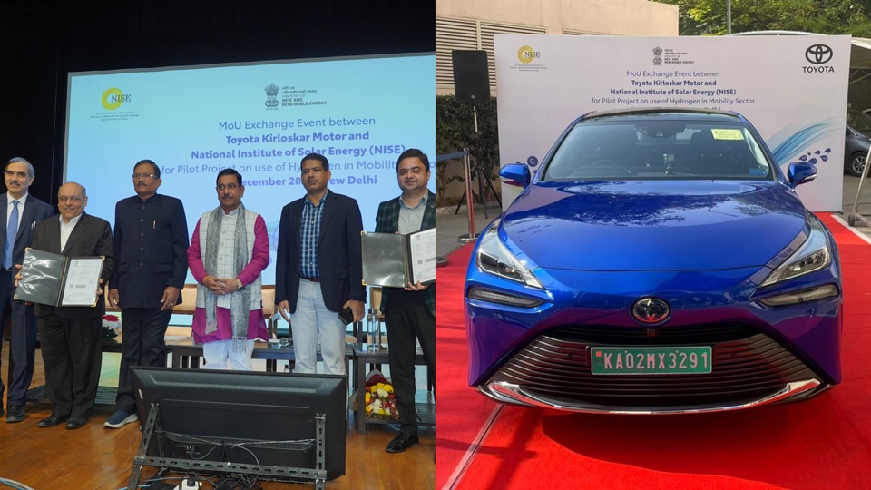 Toyota Kirloskar Motor inks MoU with NISE to start hydrogen fuel-cell ...