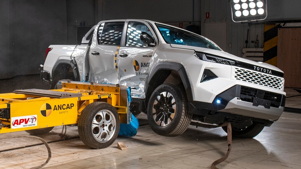 2025 Toyota Hilux scores 5-star safety rating in ANCAP crash test | HT Auto