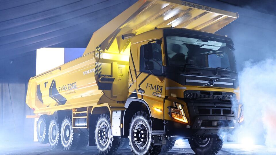 Volvo FMX Edge Mining Truck debuts in India | HT Auto