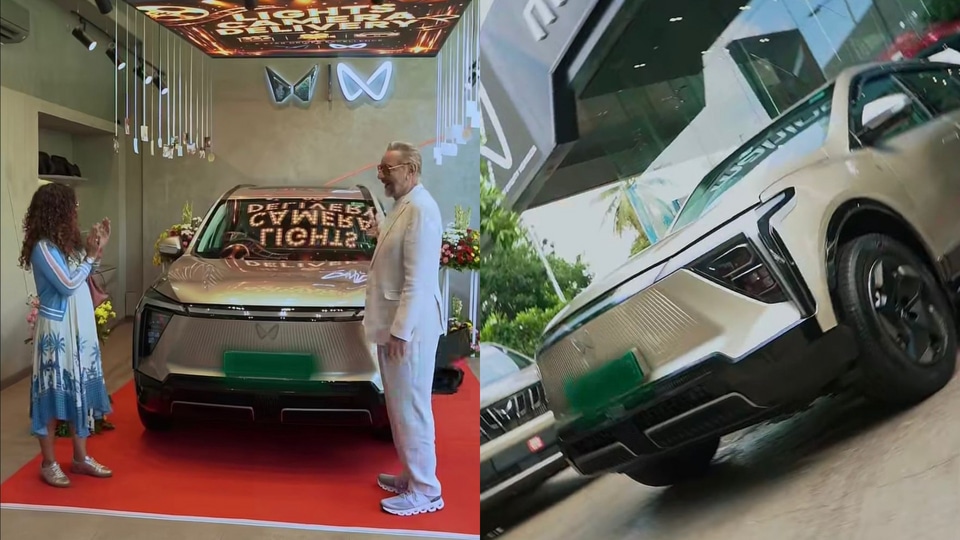 Bollywood Actor Kabir Bedi takes delivery of Mahindra XEV 9S | HT Auto