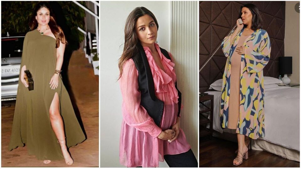 Pregnancy Fashion आलिया ते करीना कपूर बॉलीवूड अभिनेत्रींच्या