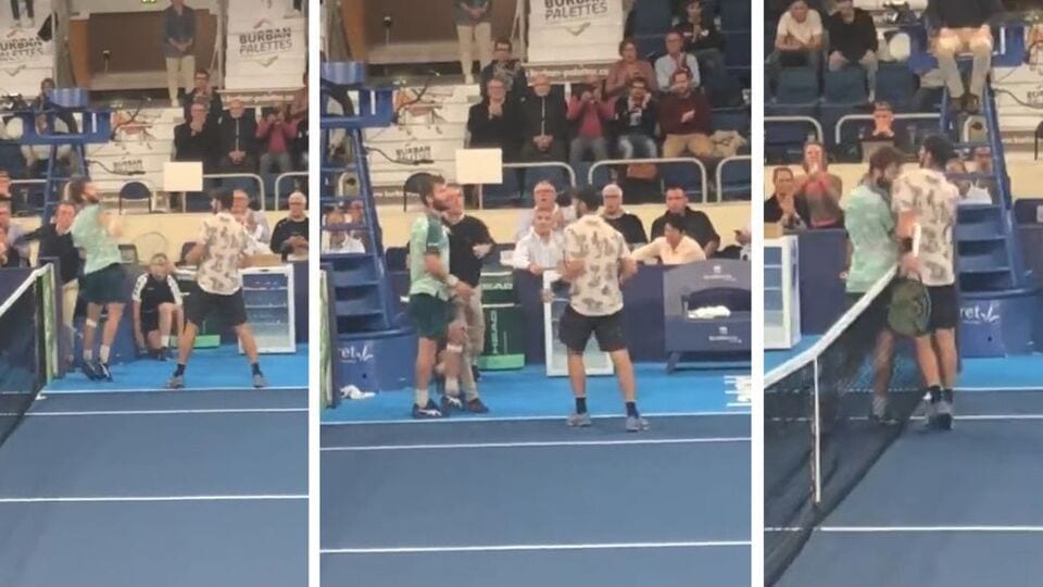 Tennis Players Fight: टेनिस कोर्टवरच खेळाडूंमध्ये राडा, हाणामारीचा ...