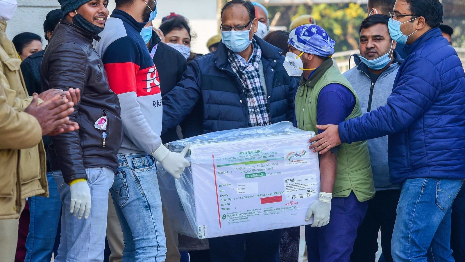 First batch of Covishield vials reaches Delhi's central storage ...