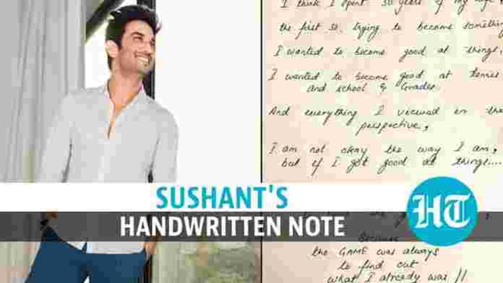 Sushant Singh's handwritten note surfaces: Sister says 'profound ...