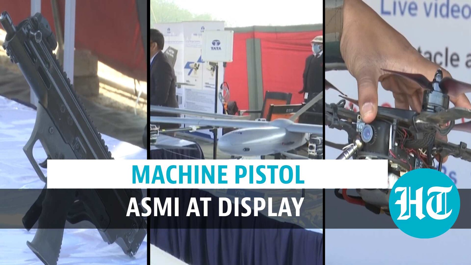 Watch: DRDO displays India’s 1st indigenously developed machine pistol ...