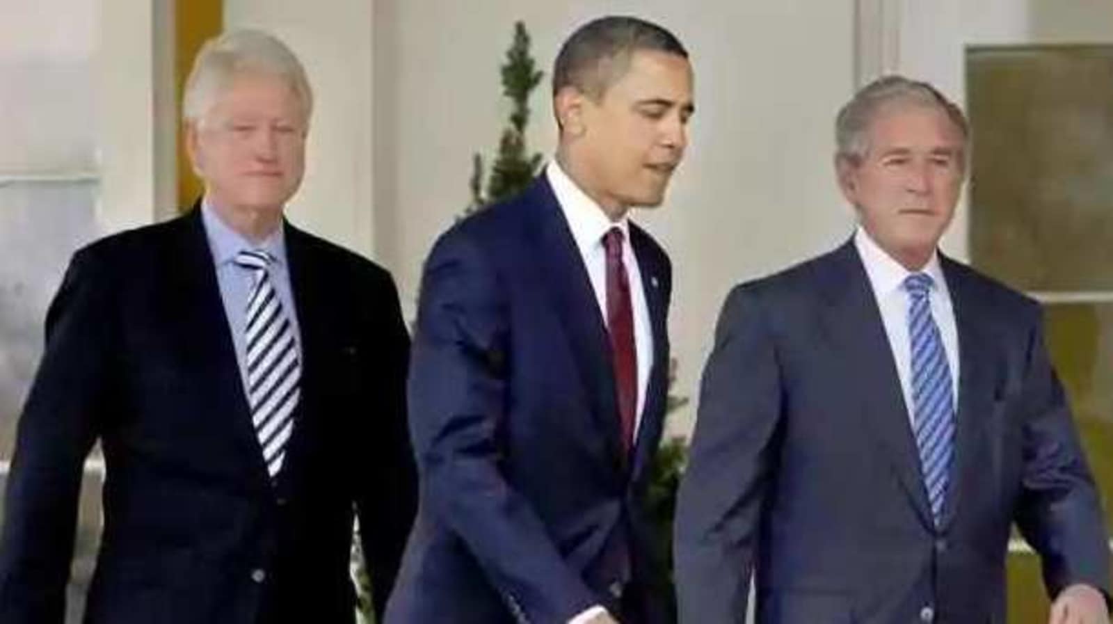 Clinton, Bush and Obama record joint video to wish Biden success ...