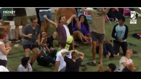 Cricket spectator catches ball without spilling his beer, video wows ...