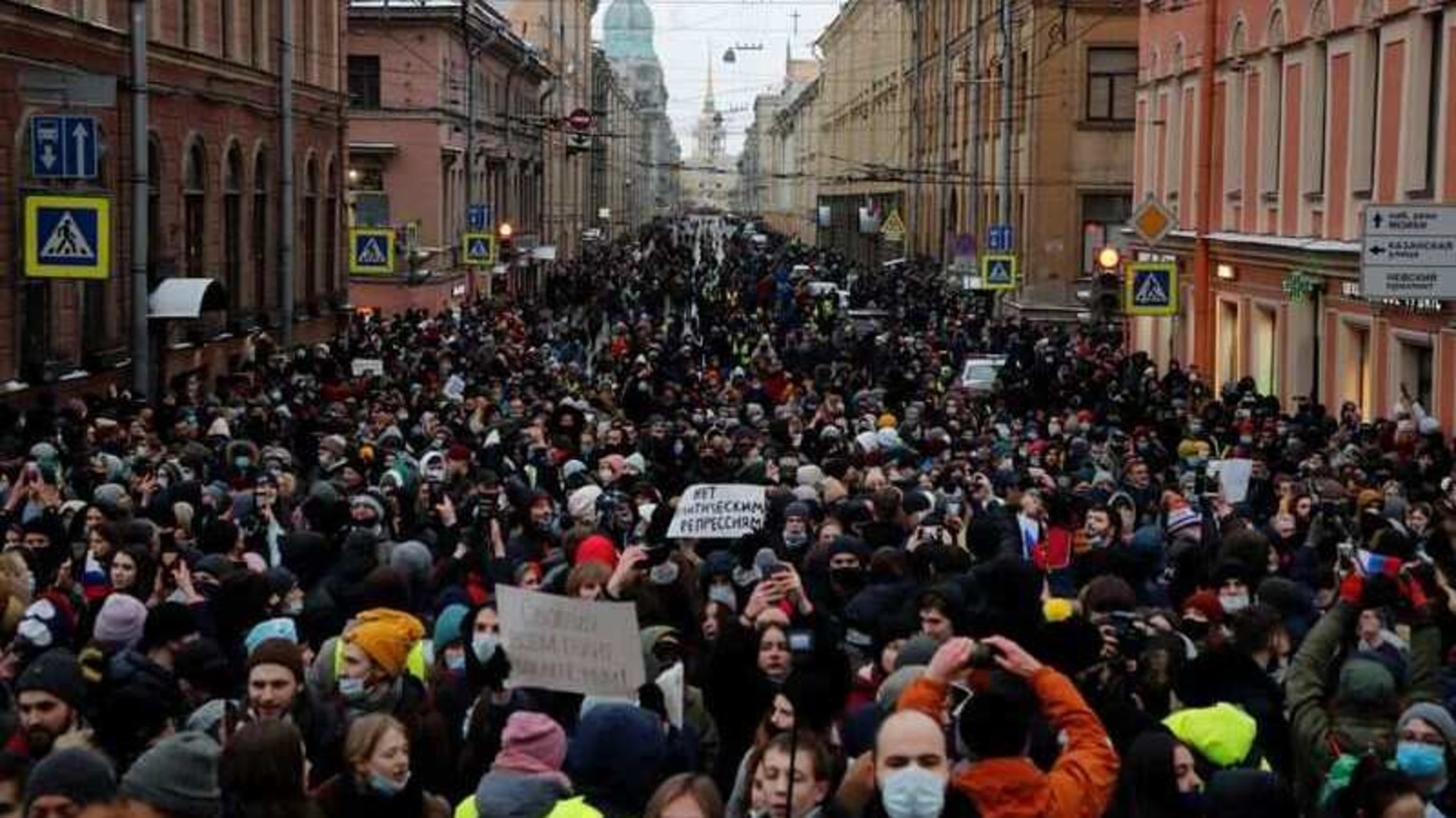 Over 5 000 Arrested At Pro Navalny Protests Across Russia World News