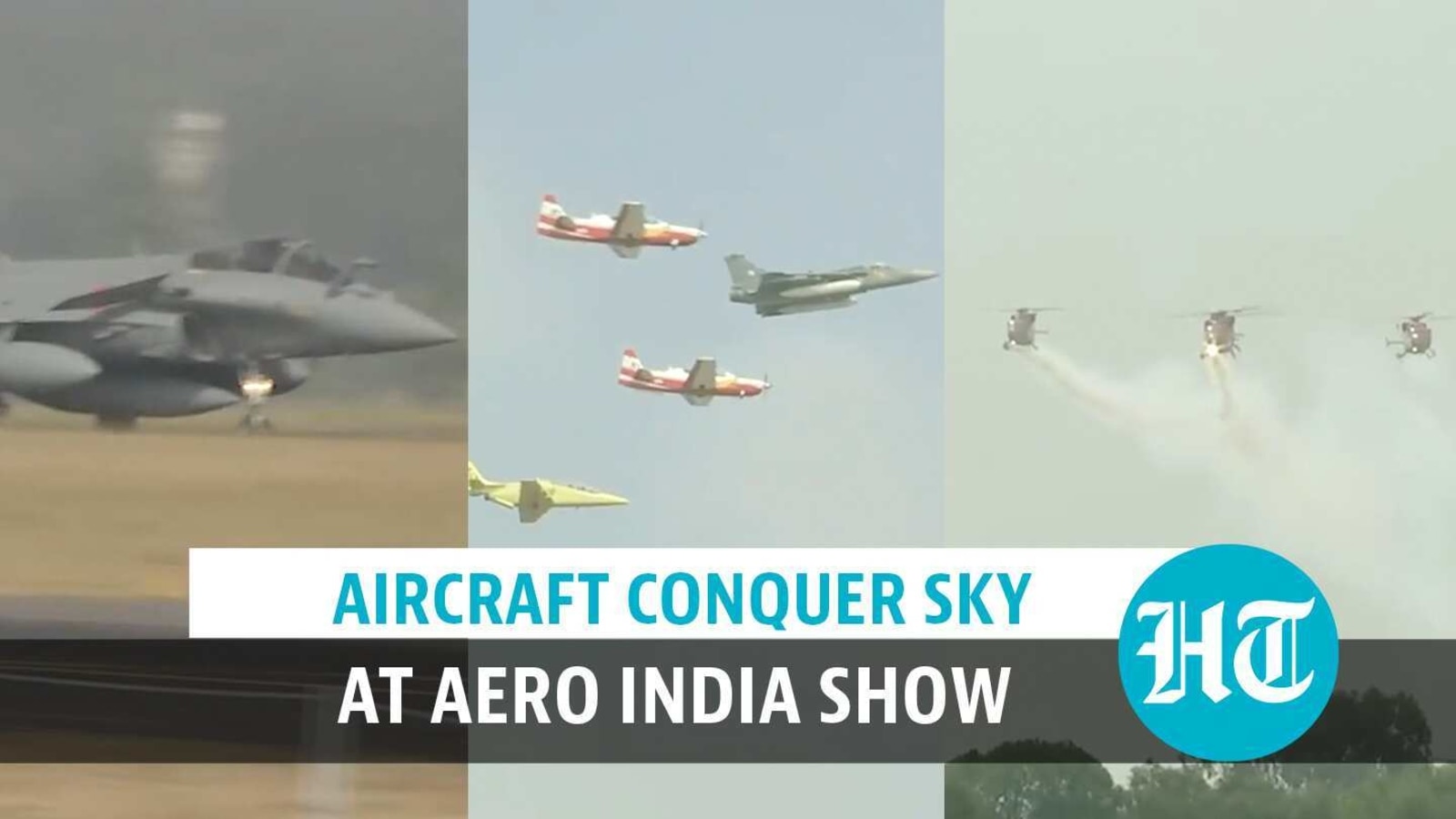 Aero India: Majestic air show as aircraft perform stunning fly past ...