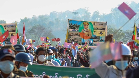 Myanmar junta imposes curfews, bans on gatherings in Yangon, Mandalay ...