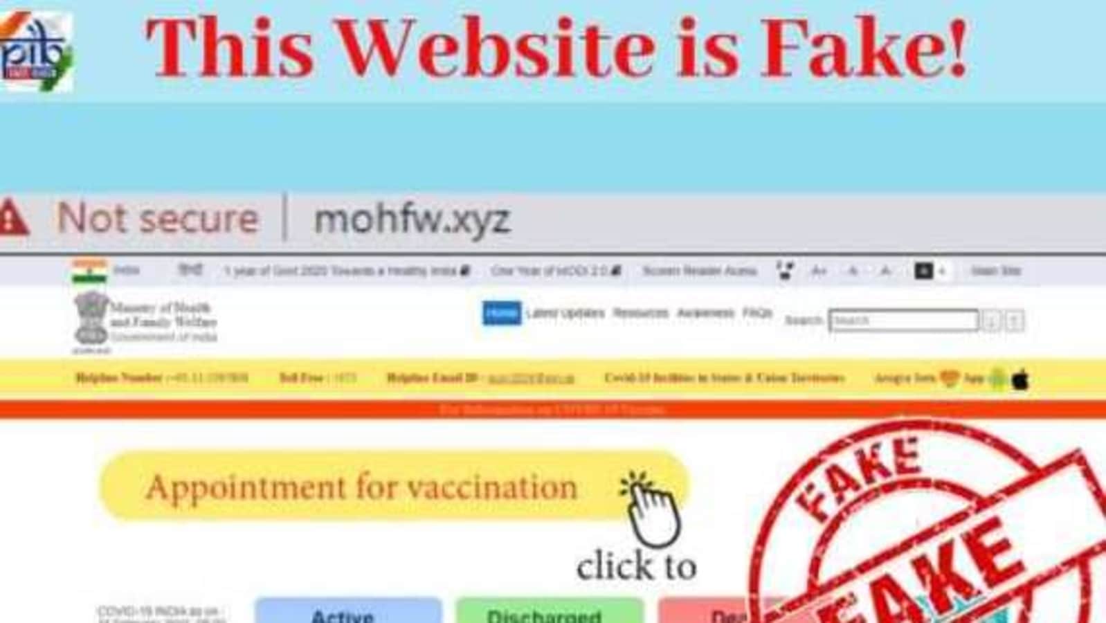 Ministry gets fake website charging ₹4K to ₹6K for Covid-19 vaccines ...