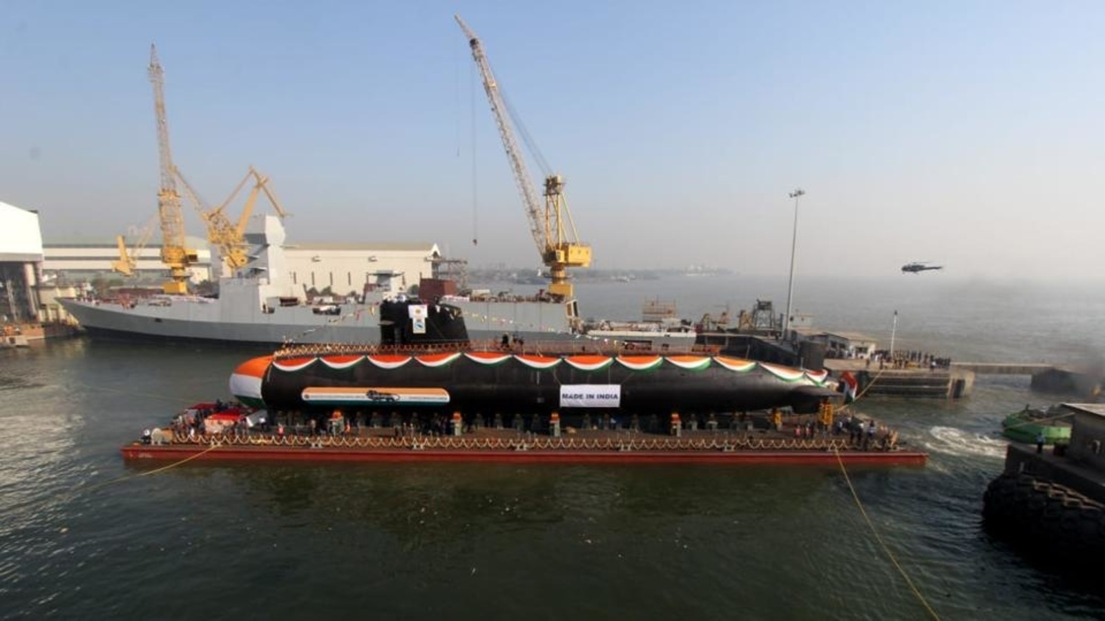 Third Scorpene class submarine delivered to Indian Navy | India News