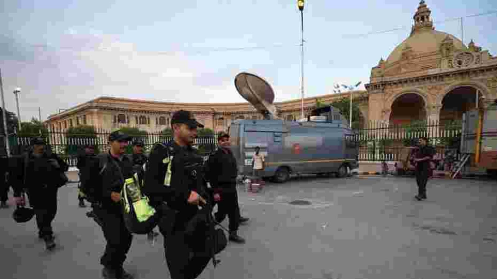 Security increased outside UP Assembly ahead of Budget Session ...