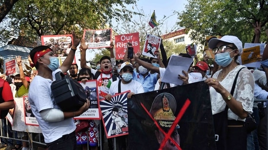 Protests on after 2 demonstrators shot dead in Myanmar: What has ...