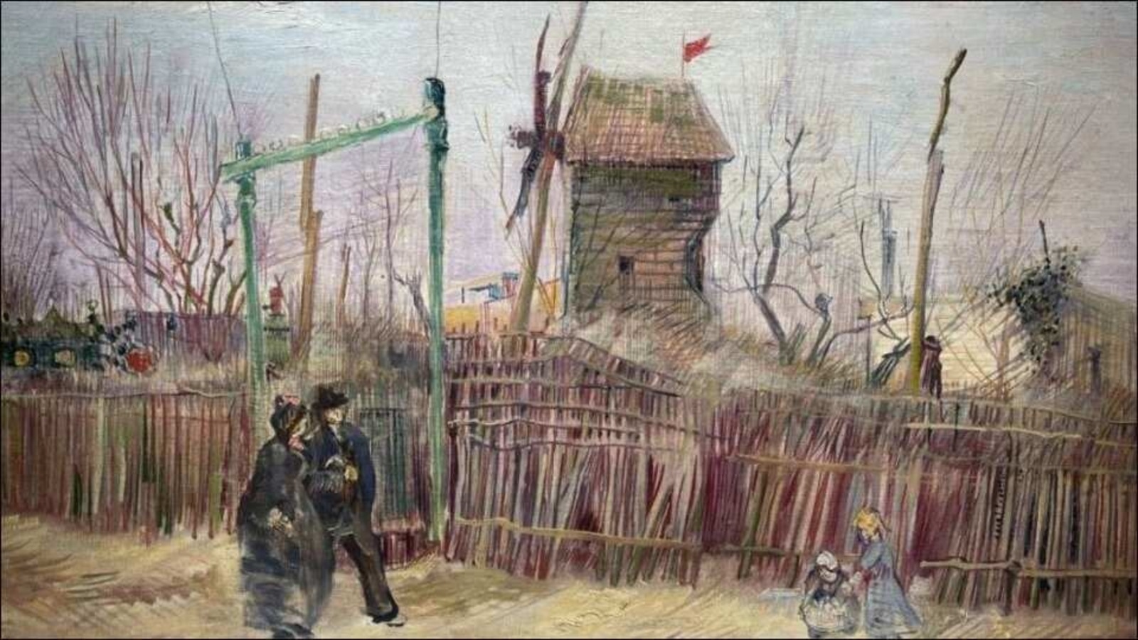 Van Gogh's 1887 Paris street painting to be shown in public for first ...