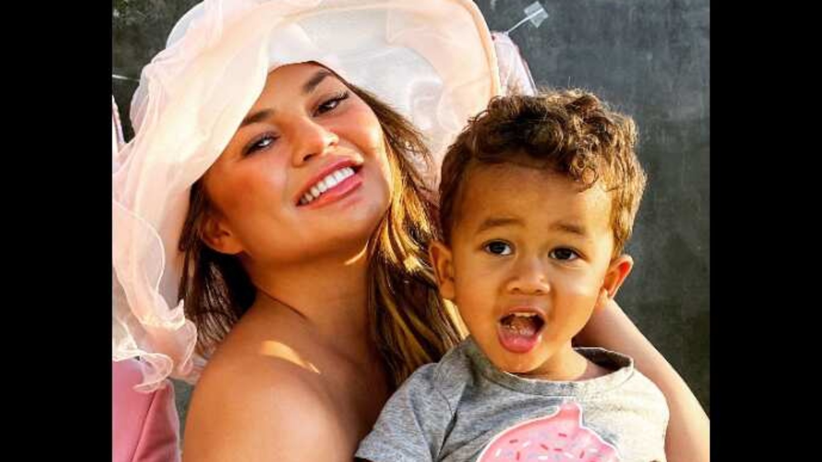 Chrissy Teigen’s son Miles mesmerised while watching Tom and Jerry is ...