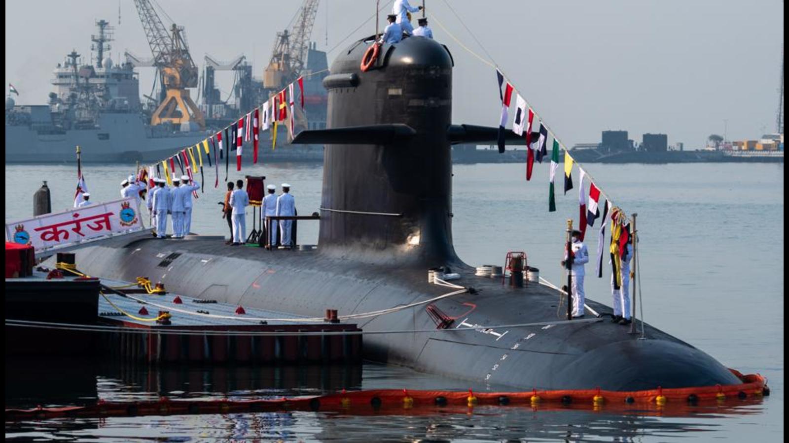 INS Karanj commissioned in Indian Navy | Mumbai news - Hindustan Times