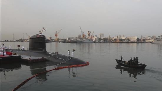 INS Karanj, third indigenous submarine, commissioned into Indian navy ...