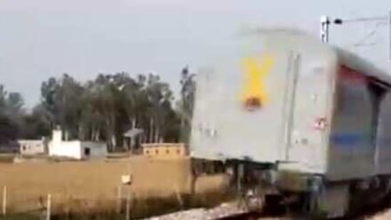 Watch: Purnagiri Jan Shatabdi train runs backwards, passengers safe ...