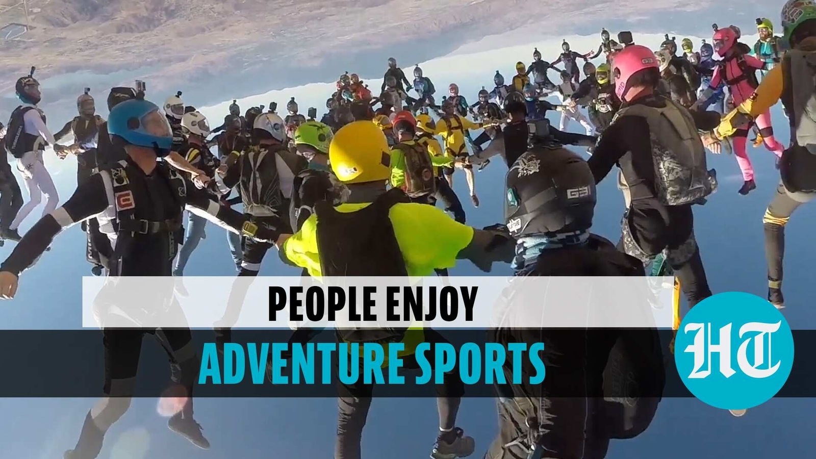Video shows people engaging in adventure sports | Hindustan Times