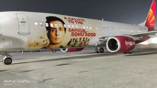 SpiceJet honours Sonu Sood with special aircraft livery, actor responds ...