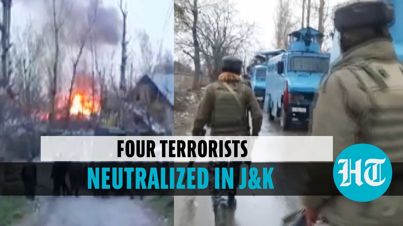 Four Lashkar-e-Taiba terrorists gunned down in encounter in J&K’s Shopian | Hindustan Times